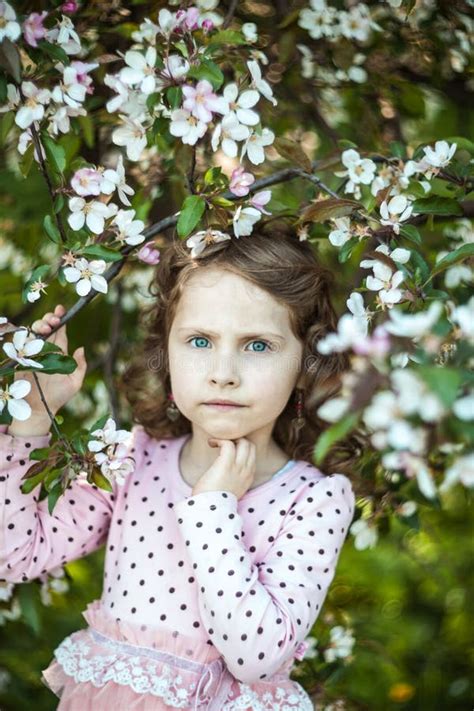 Beautiful Blonde Blue Eyed Girl Stock Image Image Of Blonde Dress