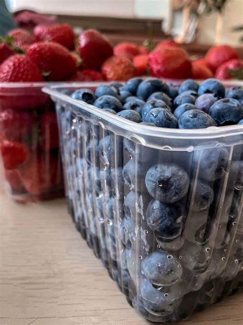 Berries, клубника, голубика | Черника, Клубника, Ягоды