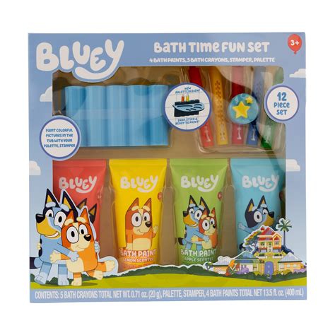 Bluey Bath Time Fun Set 12 Pieces