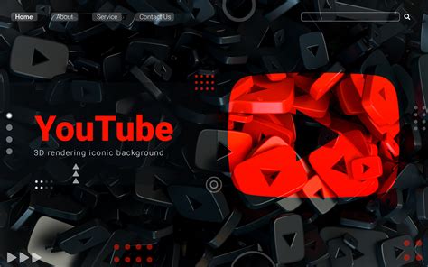 YouTube Sign Dark Iconic Background Graphic By Ahmedsakib372 Creative