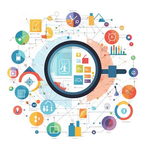 Premium Ai Image Data Analytics Digital Marketing Icons Digital Marketing Background Software