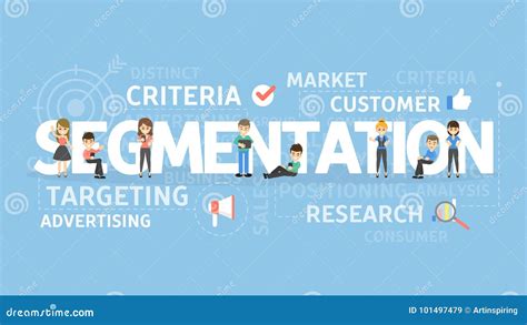 Segmentation Concept Illustration Stock Vector Illustration Of Business Graphic 101497479