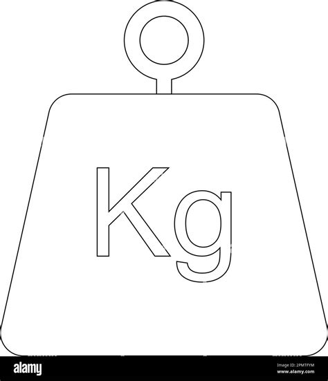Weight Icon Vector Illustration Simple Design Stock Vector Image And Art Alamy