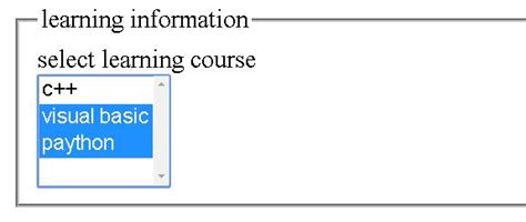 شرح العناصر file fieldset legend select من عناصر النموذج form فى لغة html مدرسة الويب web