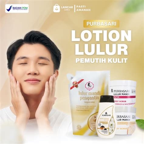 Jual Lulur Pengantin Purbasari Pemutih Badan Body Lotion 10x Whitening