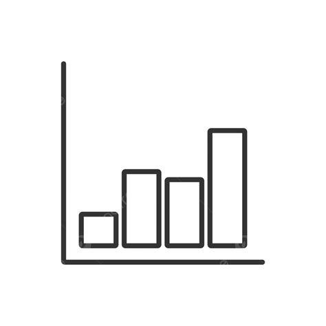 Icon Depicting A Bar Graph On A White Backdrop Vector Revenue Diagram Vector Png And Vector