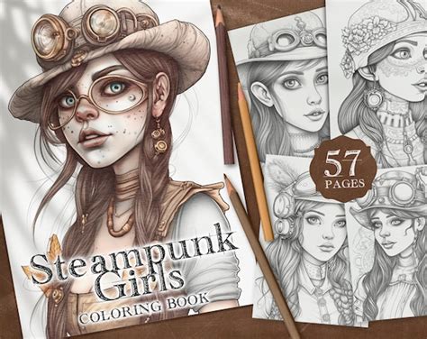 Steampunk Girl Drawing