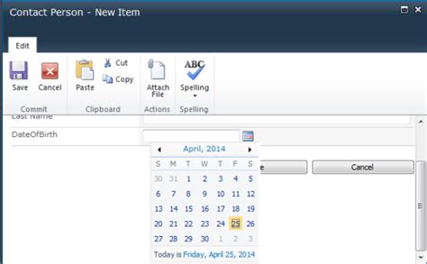 datetimecontrol alternatives for sharepoint date field calender