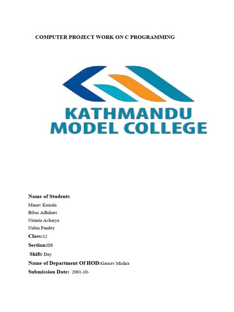 computer project pdf software computer programming