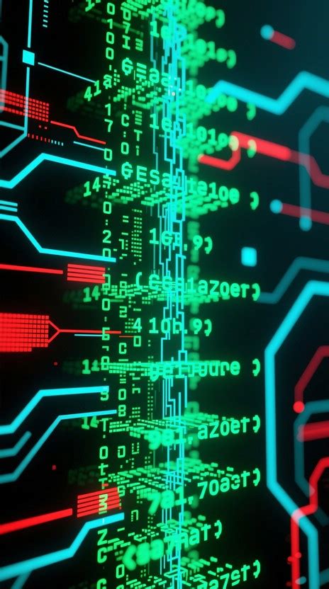 Free Digital Code Cascade Image Matrix Digital Cyber Download At