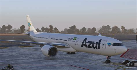 Latinvfr A330 900 Azul Linhas Aéreas Pr Anb Branco For Microsoft Flight Simulator Msfs