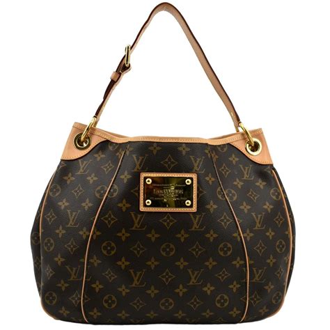 Louis Vuitton Galliera Pm Monogram Canvas Hobo Shoulder Bag Brown