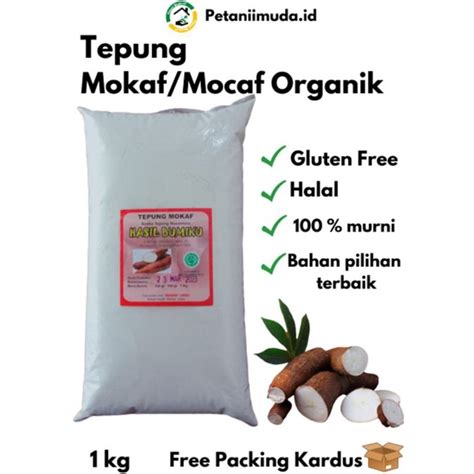 Jual Mokaf Organik 1 KG Modified Cassava Flour Tepung Mokaf Organik