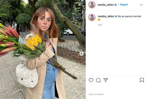 Natalia Téllez Presume Su Pancita De Embarazada En Foto