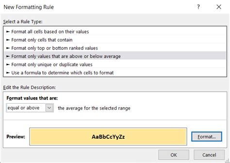 How To Highlight Values Above Or Below Average In Excel