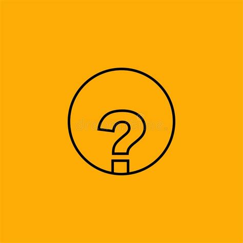 Question Mark Icon Vector Illustration Asking Questions Ask For Help