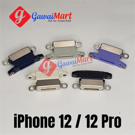 Jual Konektor Cas Iphone Pro Connector Charger Port Original Hitam Jakarta Utara