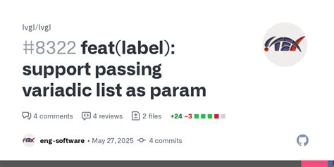 Featlabel Support Passing Variadic List As Param By Eng Software