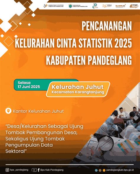 Pencanangan Kelurahan Cinta Statistik 2025 Berita Dan Siaran Pers Badan Pusat Statistik