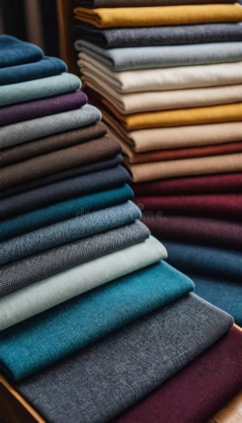 A Stunning Display Of Fabric Samples In Various Colors Showcases An Array Of Textures And