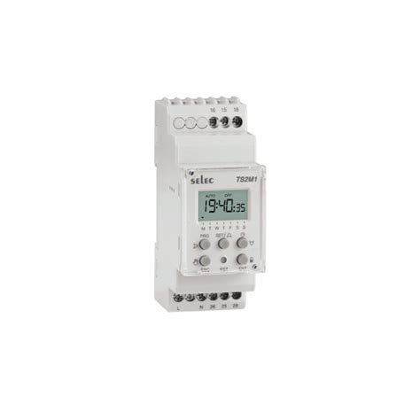 Selec Make Ts2m1 1 16a 230v V2 Digital Time Switch Prosens Automation