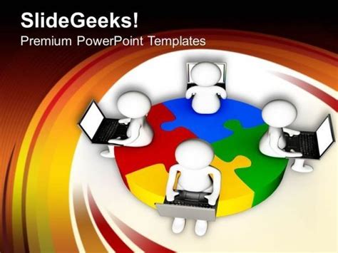 Be Connected And Solve Problems With Technology PowerPoint Templates Ppt Backgrounds For Slides