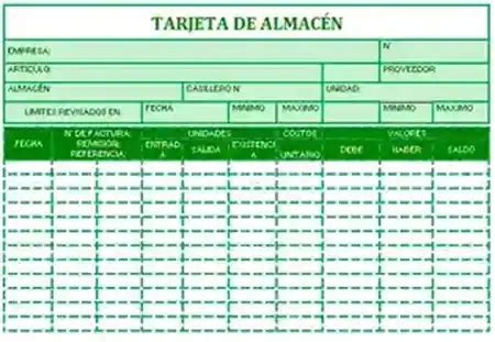 Tarjeta De Almacén En Excel Gestiona Inventario Siempre Excel