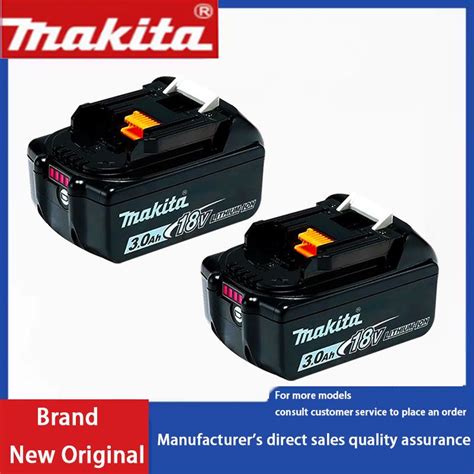 2 шт.Аккумулятор BL1830B LXT Li-Ion 18В Makita 3Ач (индикатор заряда ...