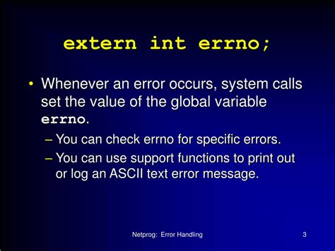 PPT Error Handling PowerPoint Presentation Free Download ID 6363631