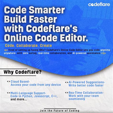 Code Smarter Build Faster🧑‍💻 Cloud Based Ai Powered Suggestions Multi