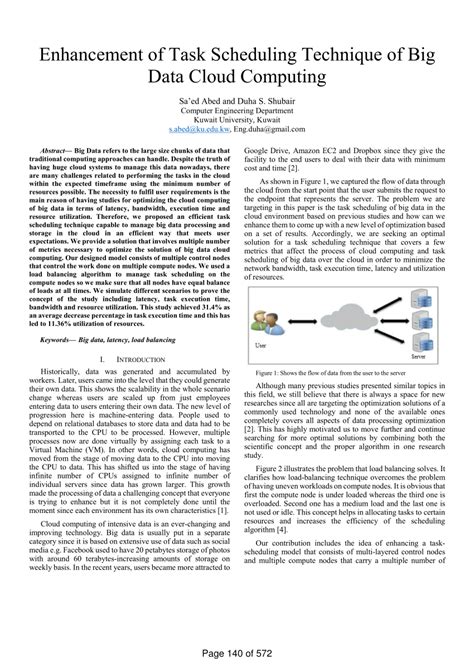 Pdf Enhancement Of Task Scheduling Technique Of Big Data Cloud Computing