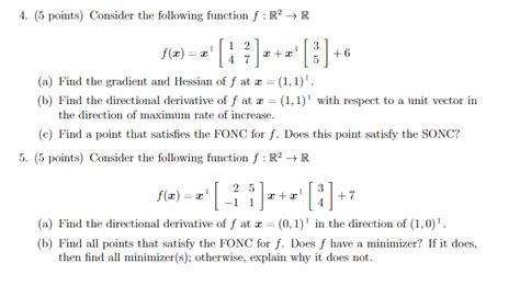solved 4 5 points consider the following function f r2→r