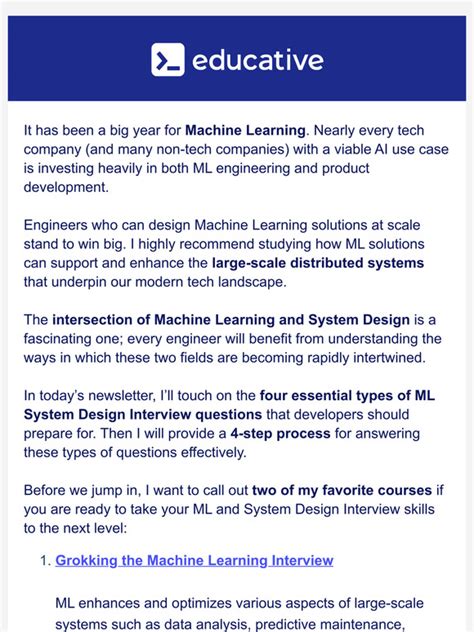 Educative Us Grokking The Machine Learning Interview Milled