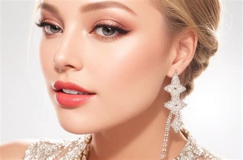 Gleaming Glamour Premium Ai Generated Image