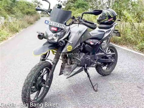 Tvs Apache 200 Modified Into An Adv With Parts From Pulsar Xpulse