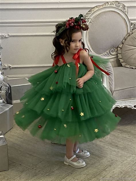 Christmas Green Red Рождественские платья Рождественские наряды