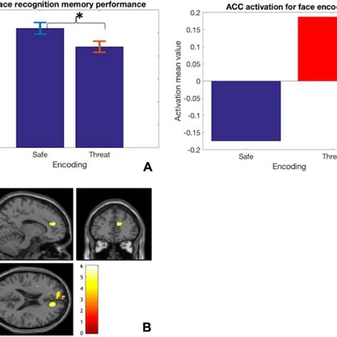 A Encoding And B Retrieval Phase Of The Spatial Span Task