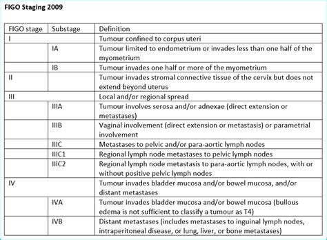 Endometrial Cancer Staging