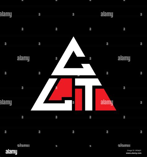 Clt Triangle Letter Logo Design With Triangle Shape Clt Triangle Logo Design Monogram Clt