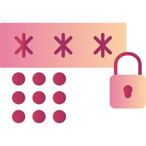 Passcode Generic Flat Gradient Icon
