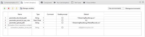 Importing Custom Context Parameters Talend Cloud Getting Started