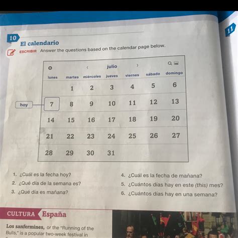 answer the questions based on the calendar