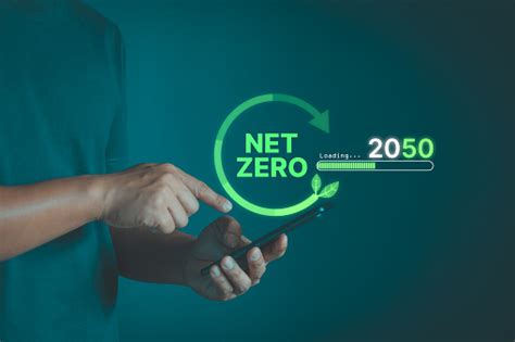 순 배출 제로 및 탄소 중립 개념 온실가스 순배출 제로 온실가스 배출 목표를 위한 2050년까지 카운트다운 기후 중립 장기 전략 지구 온난화 기후 변화를 제한하기 위한 탄소