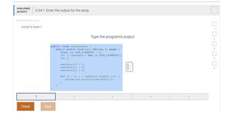 solved type the program s output type the program s output
