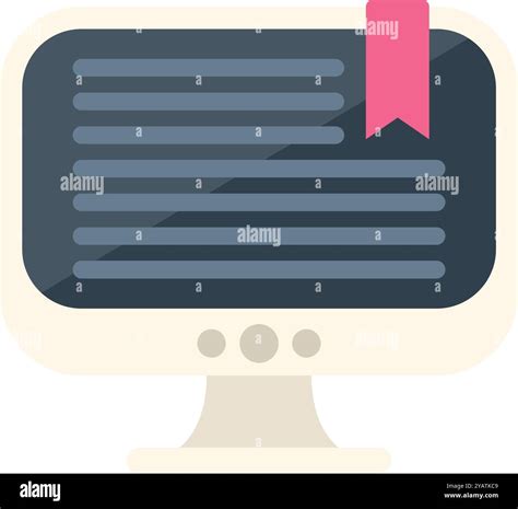 Desktop Computer With A Digital Textbook Displayed On The Screen