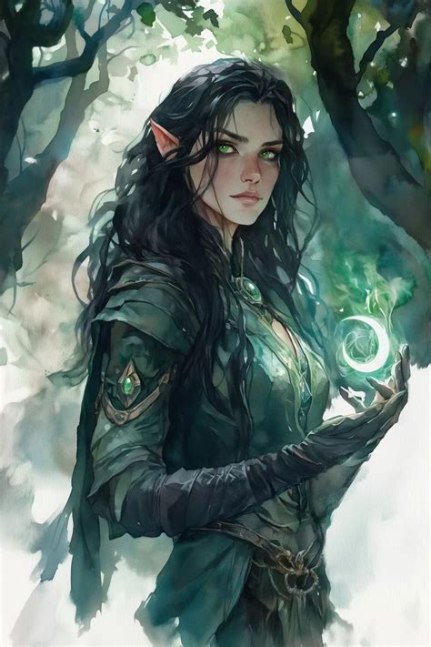 Character Portraits Female Elf Dungeons And Dragons Characters