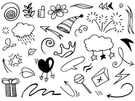 손으로 그린 토끼 색칠하기 책 그림 무료 벡터