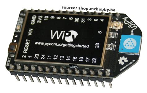 MicroPython WiPy Nouveaux Tutoriels Sur Le Wiki MCHobby Le Blog