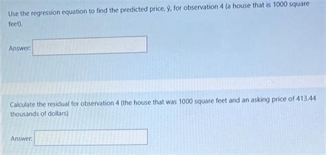 Solved Fitted Line Plot Price 365 5 0 04794 Square