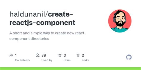 GitHub Haldunanil Create Reactjs Component A Short And Simple Way To Create New React